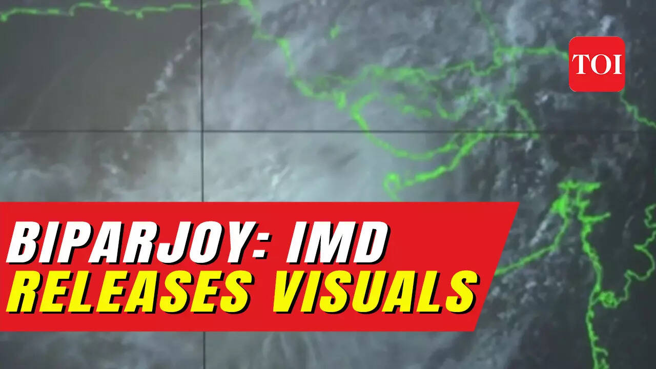 Watch: IMD releases visuals Cyclone Biparjoy