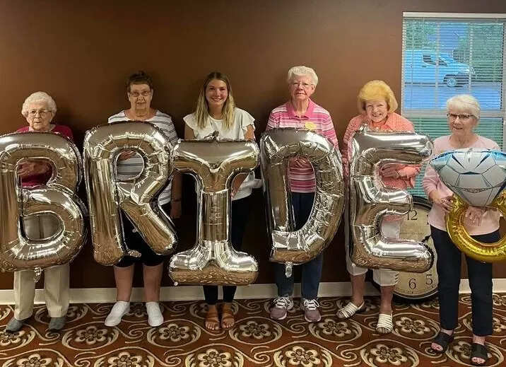 Elderly women have a gala time at a bachelorette party - Times of India