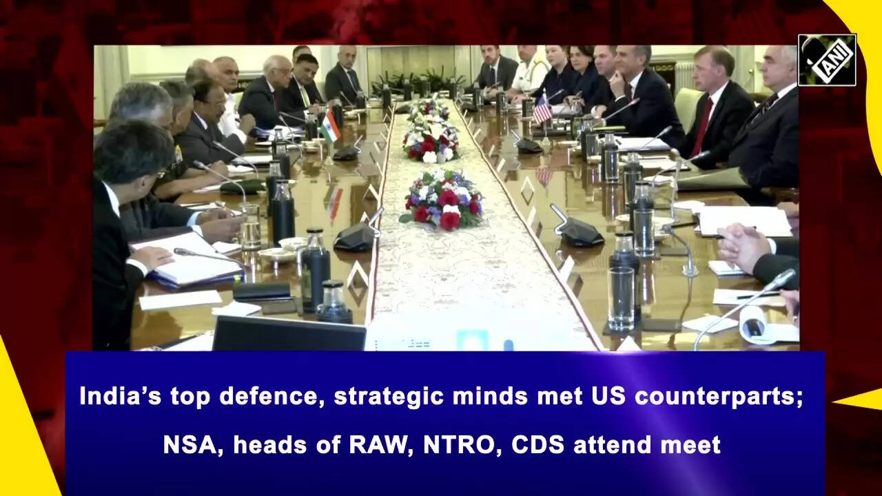 India’s top defence, strategic minds met US counterparts; NSA, heads of ...