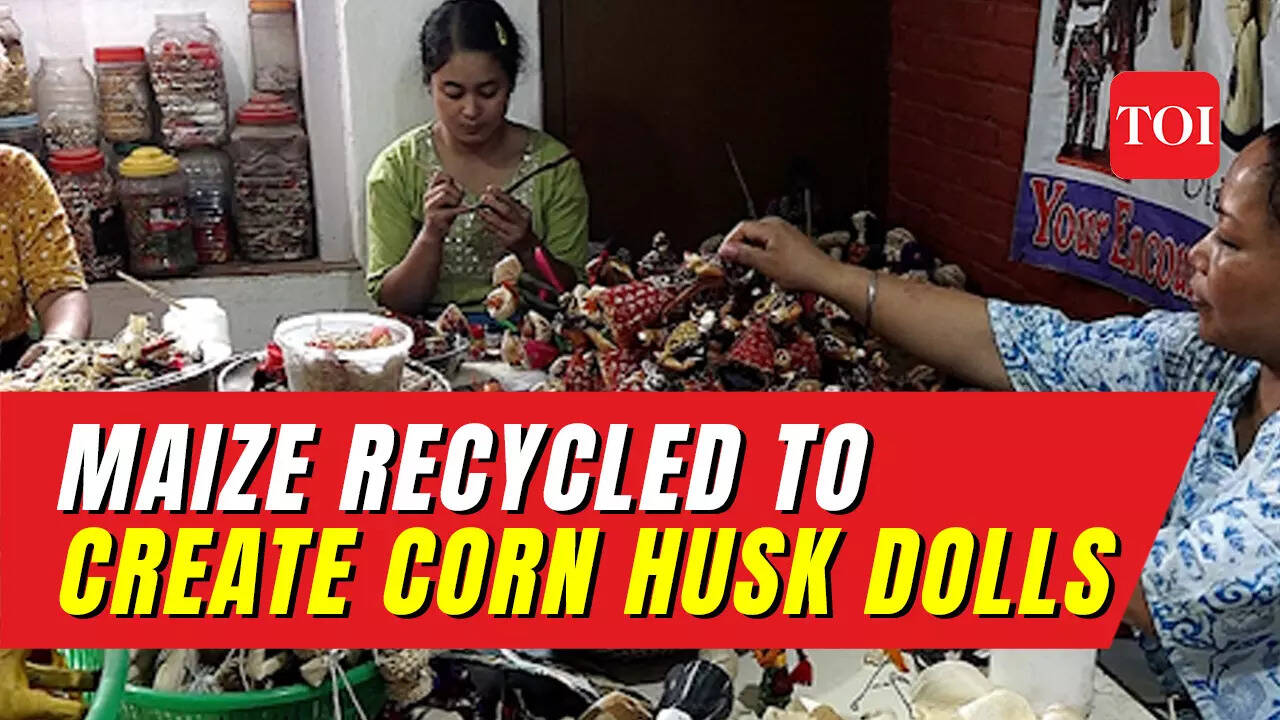 Empowerment: Nepali women recycle maize into stunning corn husk dolls