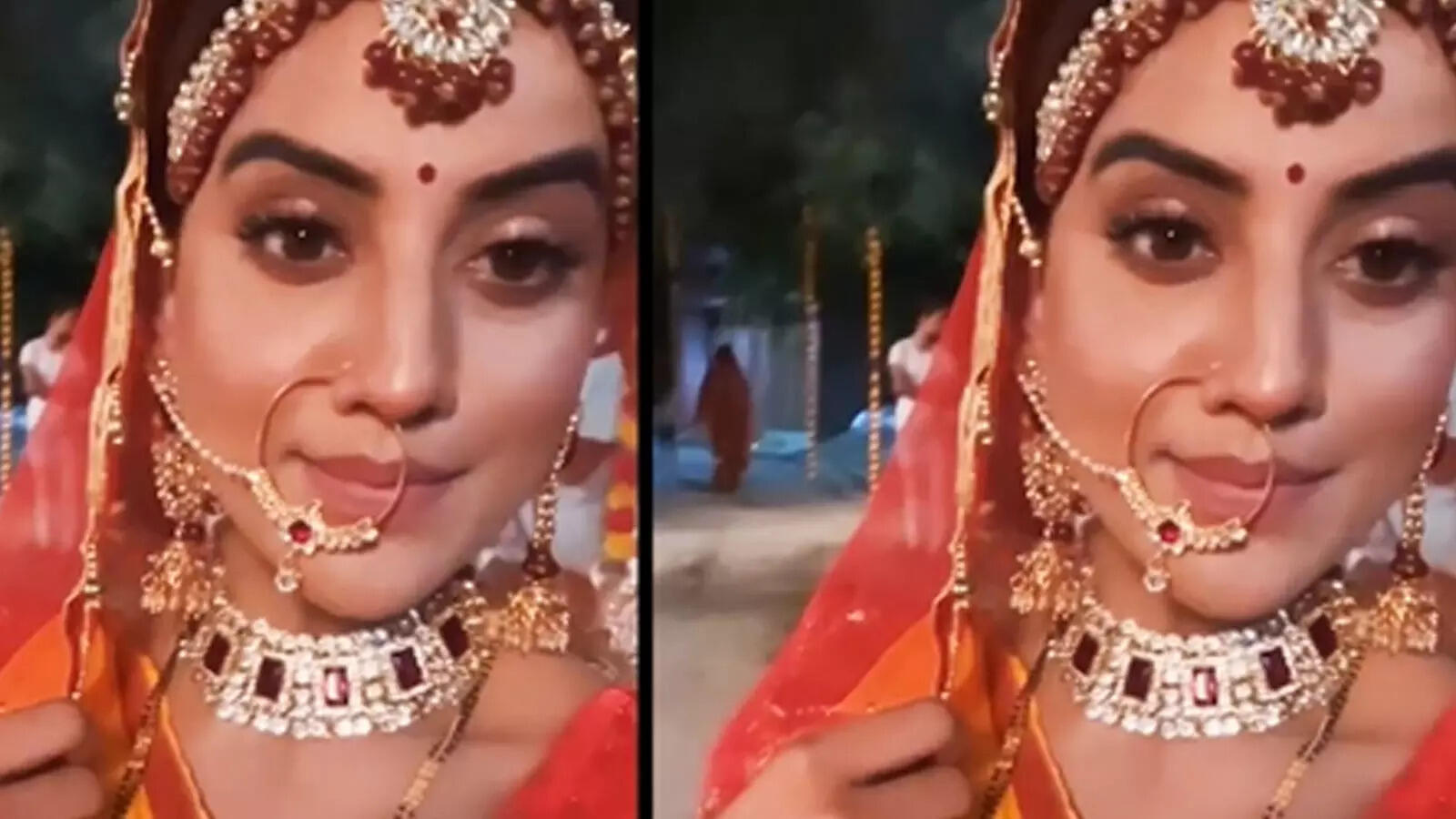 Akshara Singh shares a video flaunting her traditional look in a saree