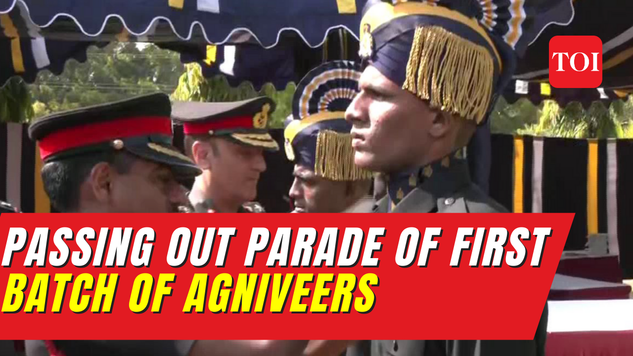 agniveers: Hyderabad: First batch of 116 Agniveers passes out after 24 ...