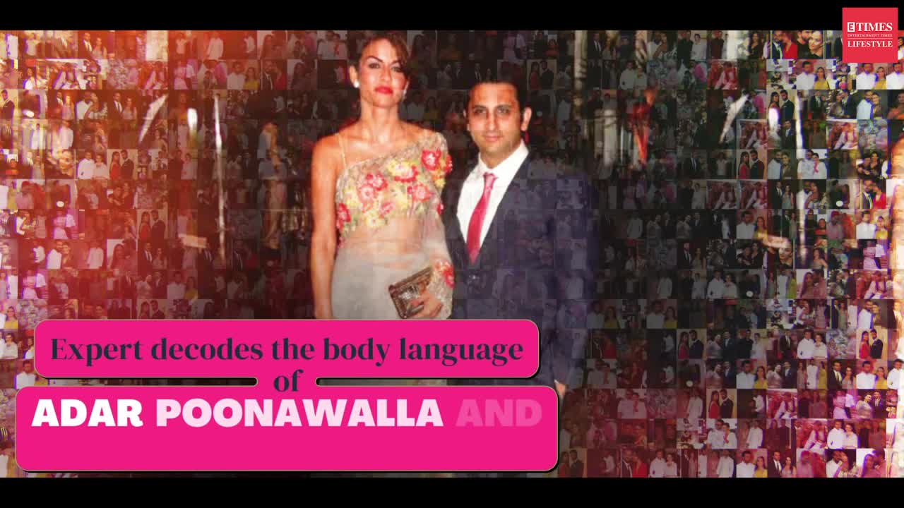 Expert decodes the body language of Adar Poonawalla and Natasha Poonawalla