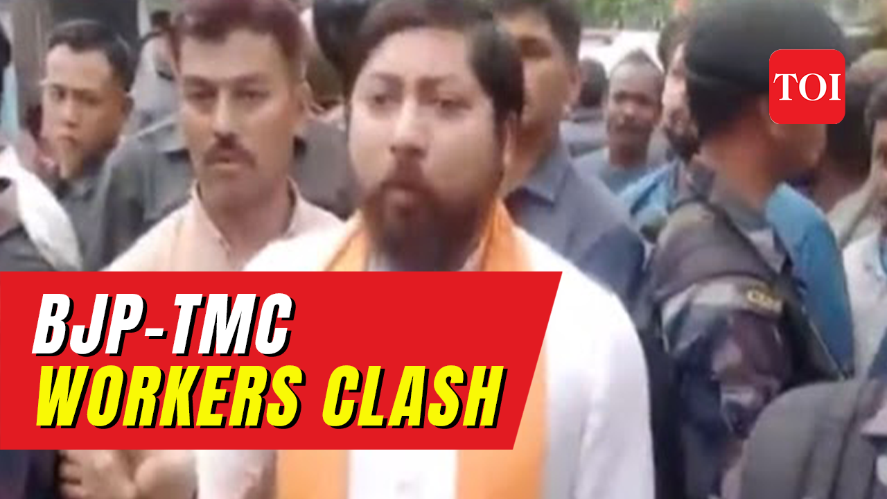 Bengal panchayat polls violence: Clash erupts between BJP & TMC activists at Sahebganj