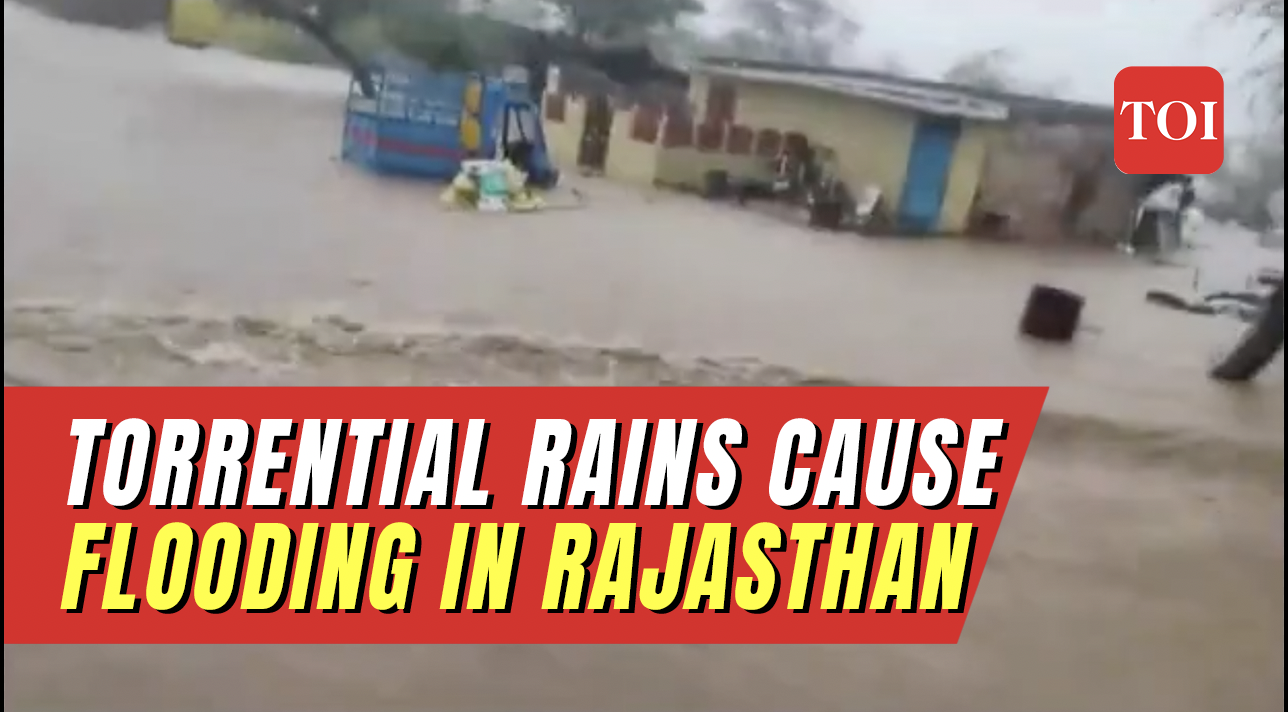 Cyclone Biparjoy: Flood-like situation in Rajasthan, villages submerged ...