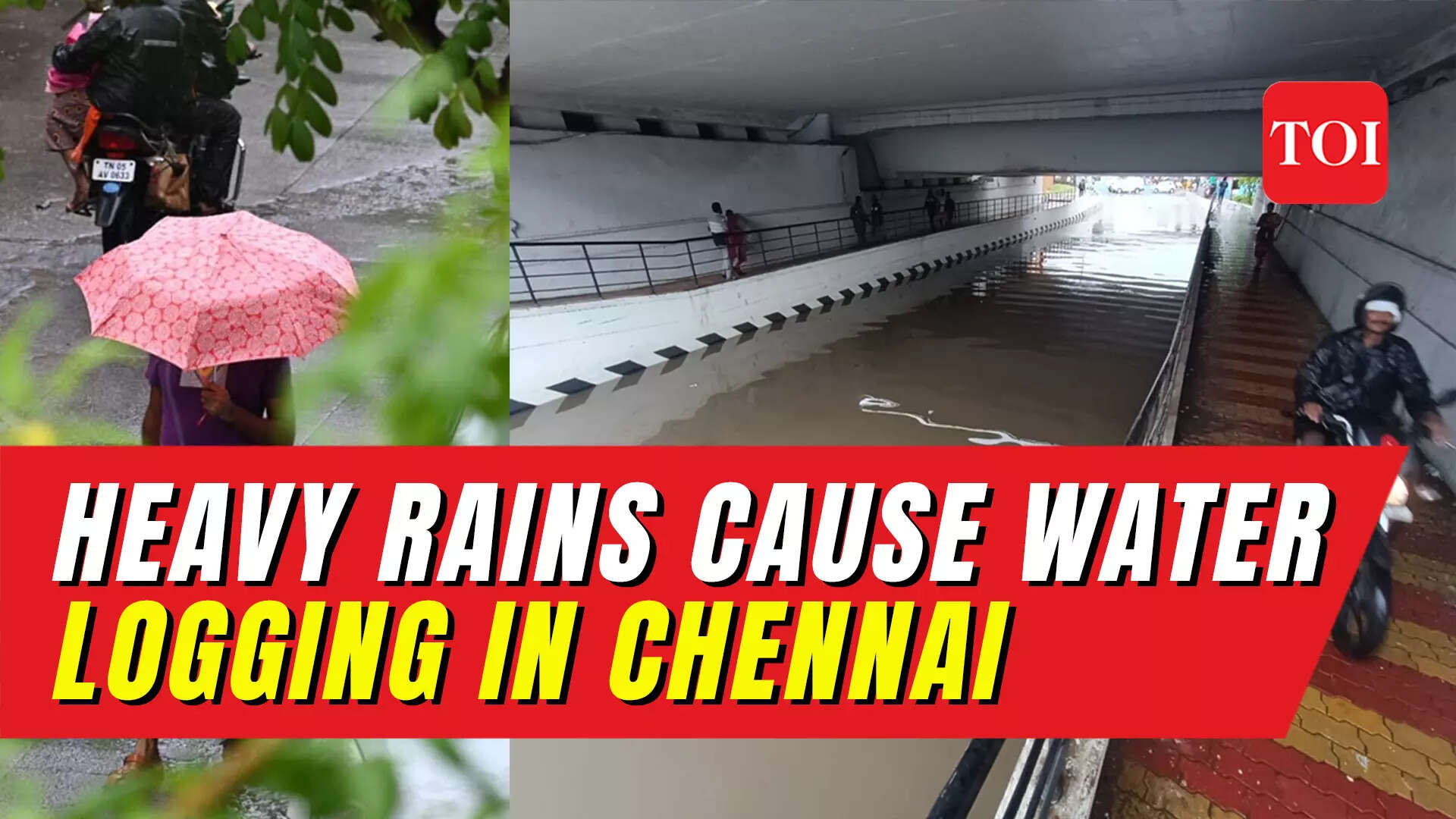 Chennai: Water logging due to heavy rains, major traffic congestion on ...
