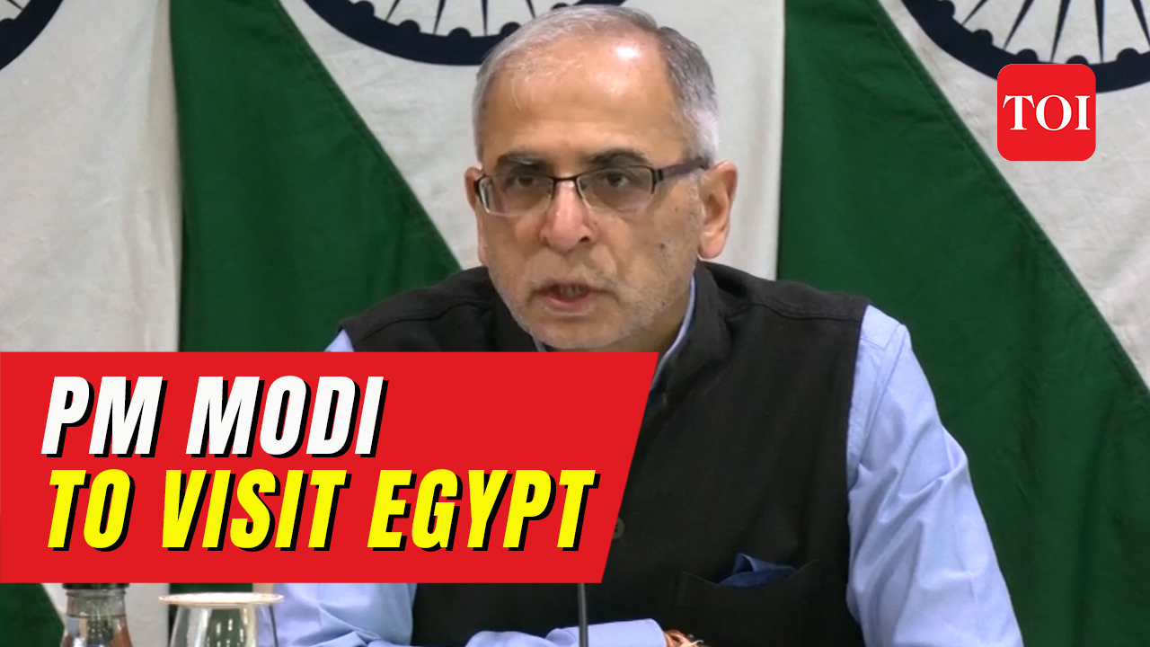 egypt: PM Modi's first visit to Egypt | MEA briefs on agenda