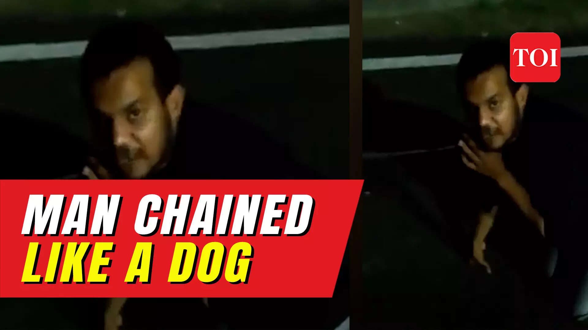 Man chained like a dog by goons in MP's Bhopal, video goes viral