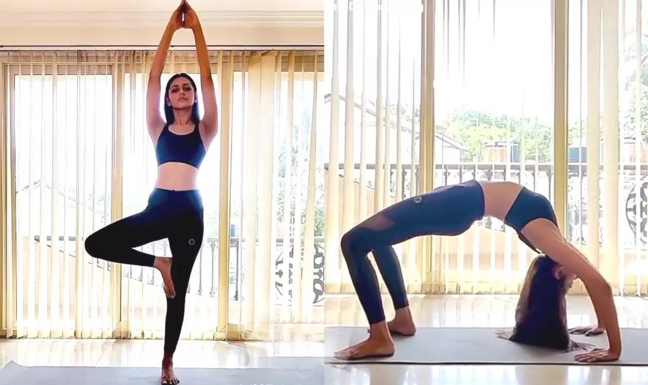 Take inspiration from the fittest beauty queens this International Yoga ...