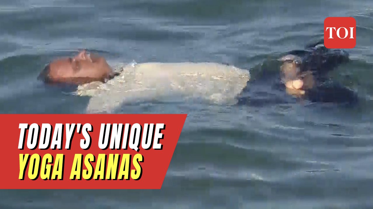 Watch: Captivating and unique yoga performances held on International ...