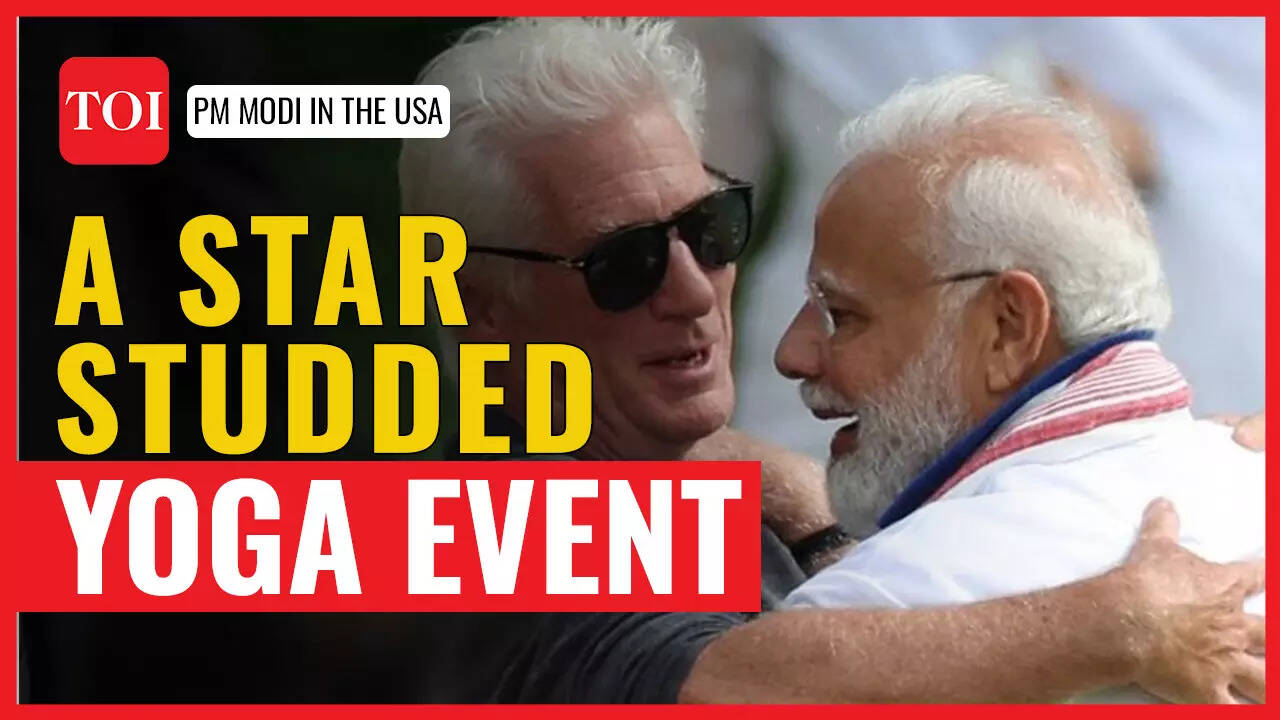 Yoga day in New York: Celebrities attend PM Modi's yoga event at UN HQ