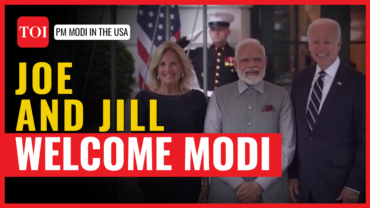 Watch: US President Joe Biden and First Lady Jill Biden welcome Prime ...