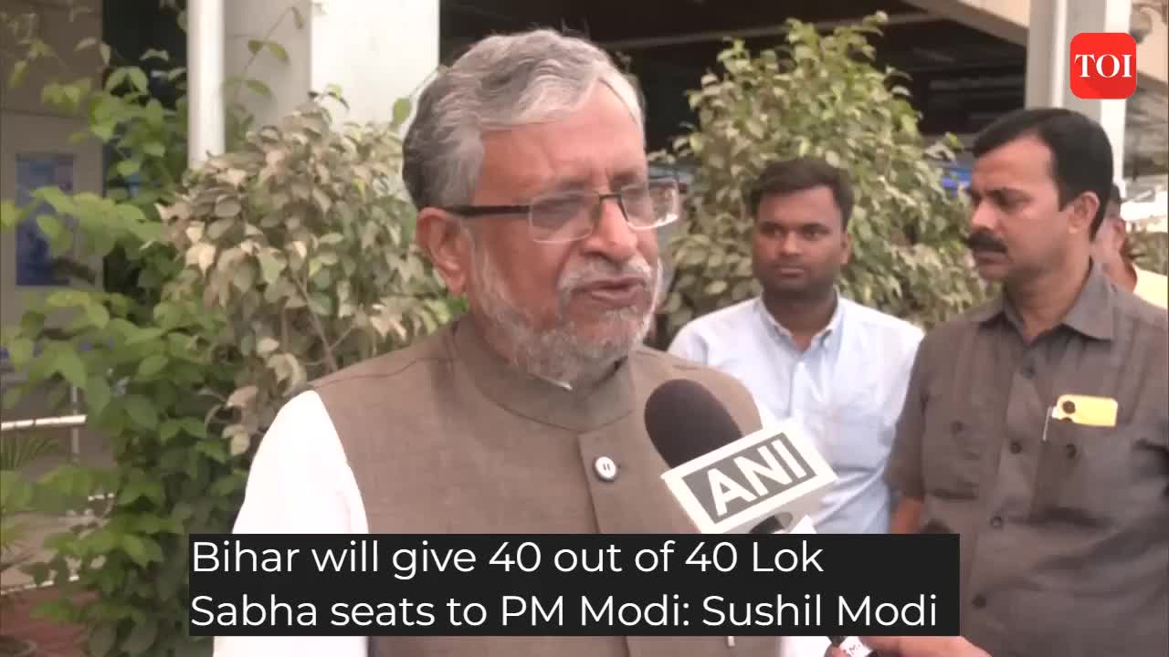 Bihar will give 40 out of 40 Lok Sabha seats to PM Modi: Sushil Kumar Modi
