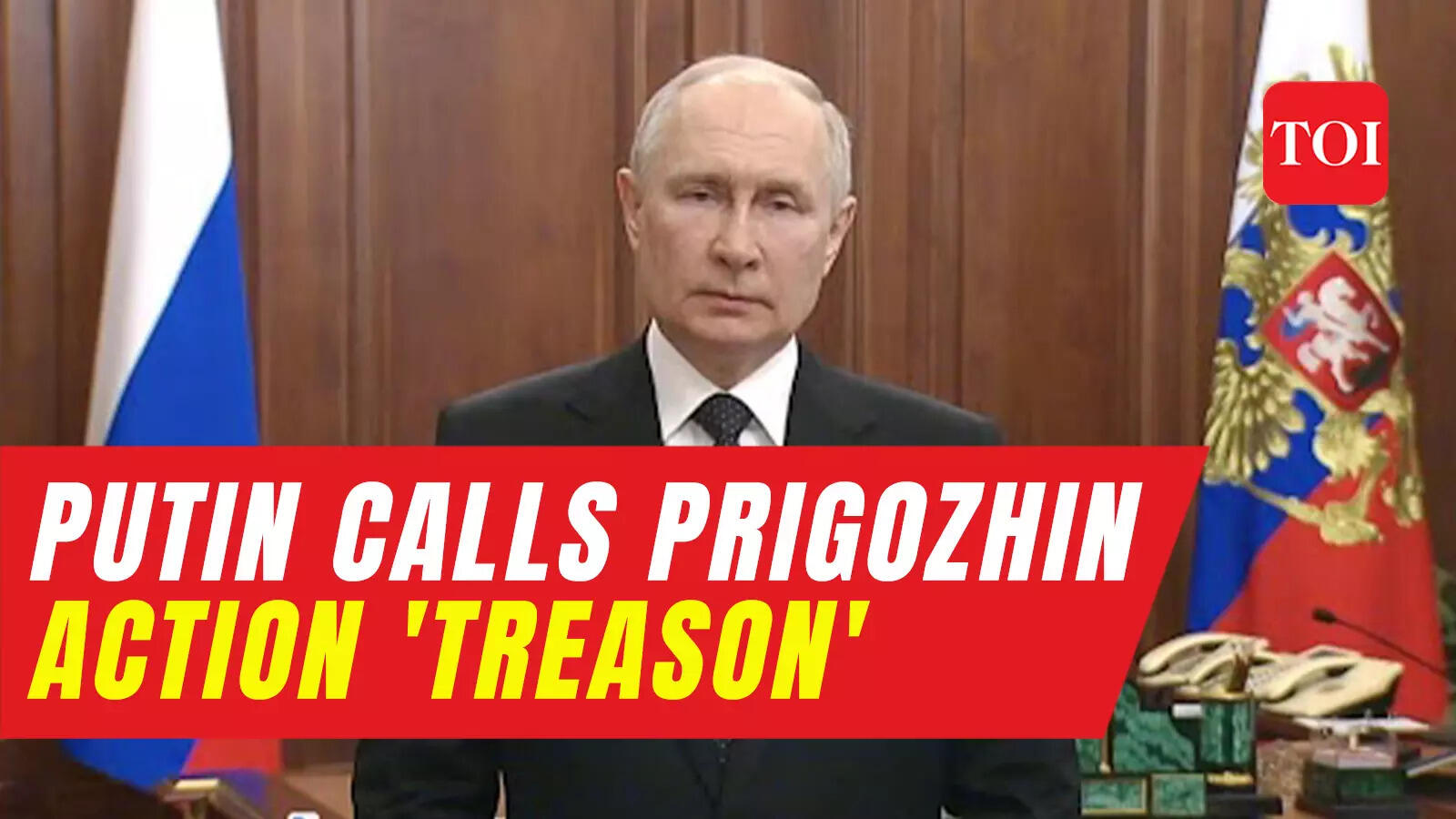 Putin calls Wagner chief's actions 'stab in the back', 'betrayal'