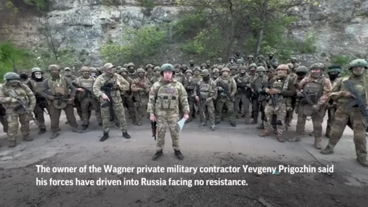 Prigozhin says his forces entered Russian city