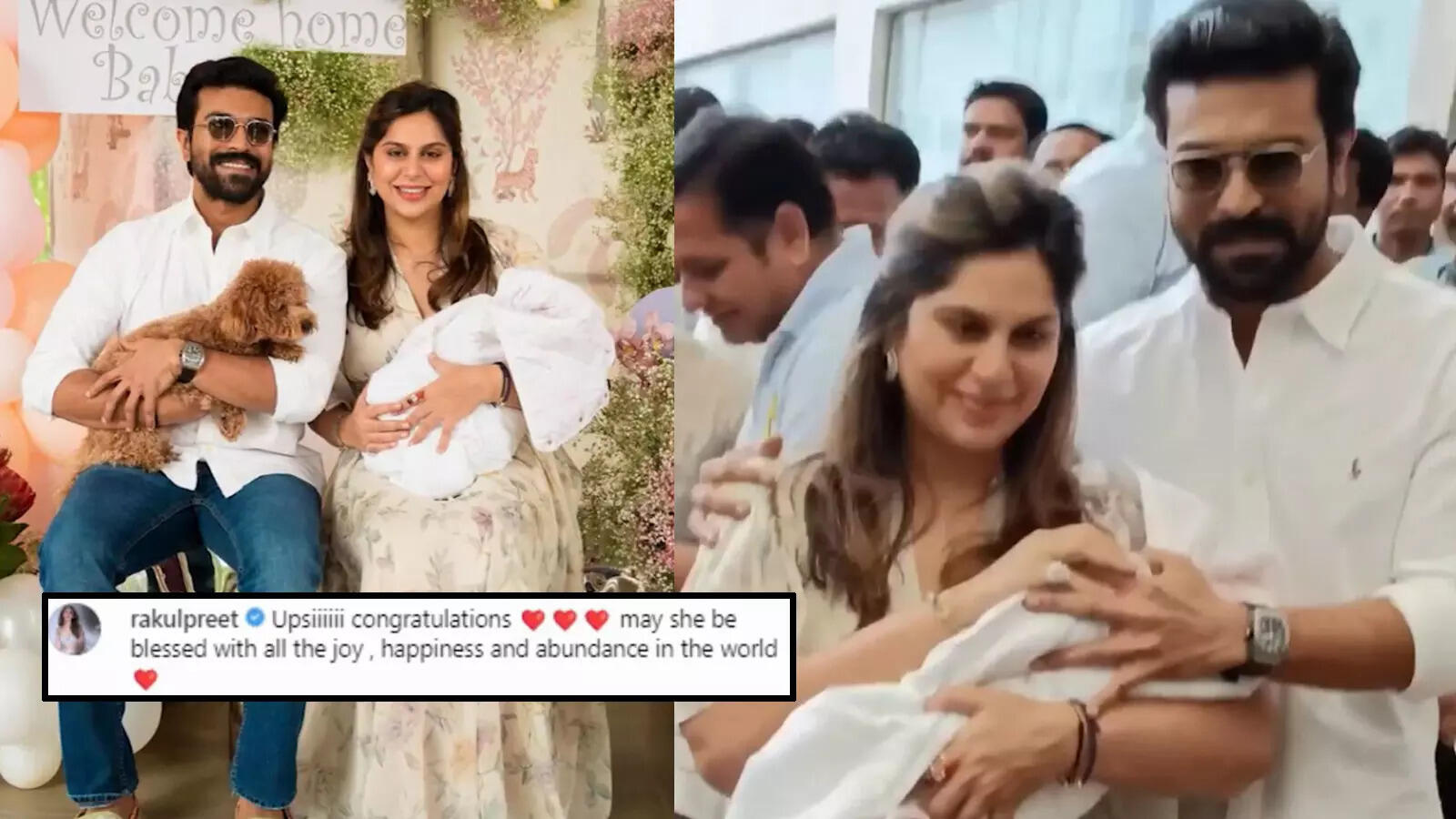 Ram Charan and Upasana Konidela beam with joy as they share first photograph with their newborn ...