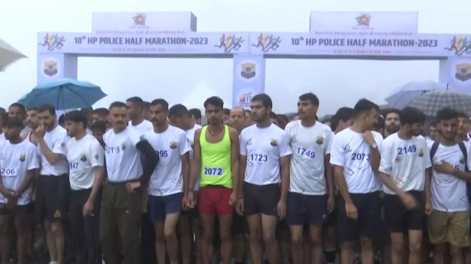 HP: Police organise 10th Himachal Pradesh Police Half Marathon 2023 in ...