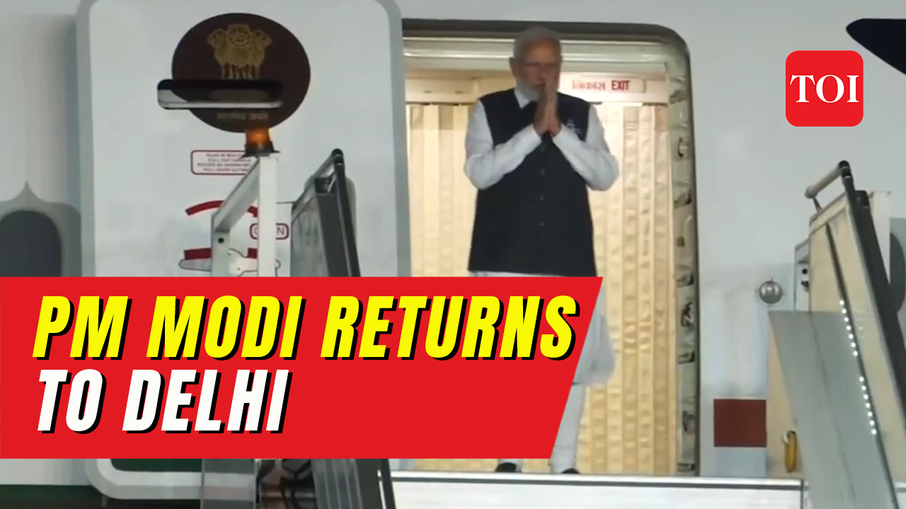 PM Modi returns to India after concluding his state visits to US and Egypt