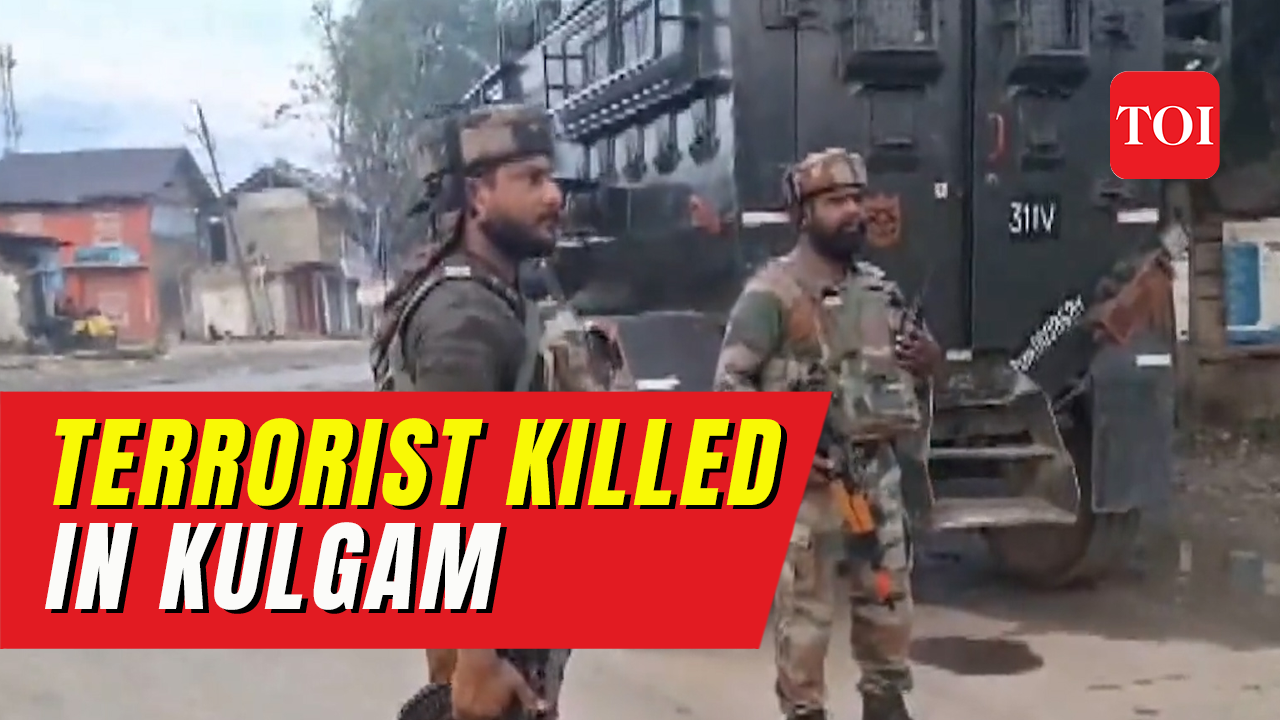 J&K: One terrorist killed in an encounter in Kulgam