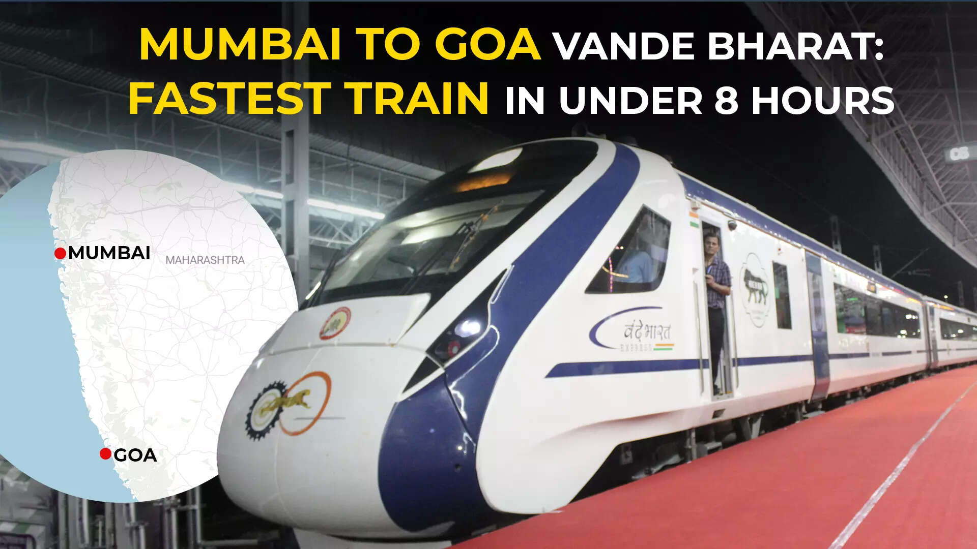 Mumbai Goa Vande Bharat: PM Modi flags off new Indian Railways train | Route, stops, timetable