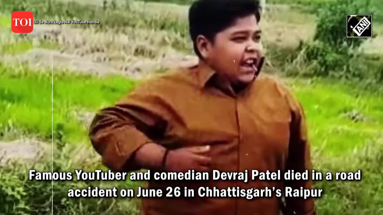 Famous YouTuber Devraj Patel known for “Dil Se Bura Lagta Hai” meme, dies in road accident