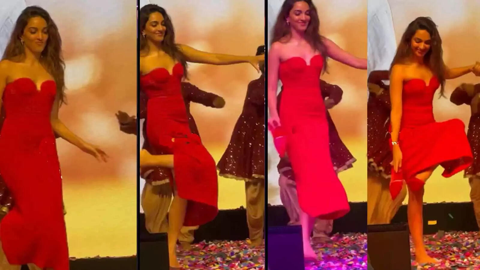 Kiara Advani takes off her high heels on stage while dancing, video goes VIRAL- WATCH IT