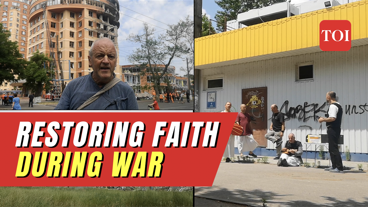 Krishna temple restoration: Amid Ukraine War, ISKCON member feeds the ...