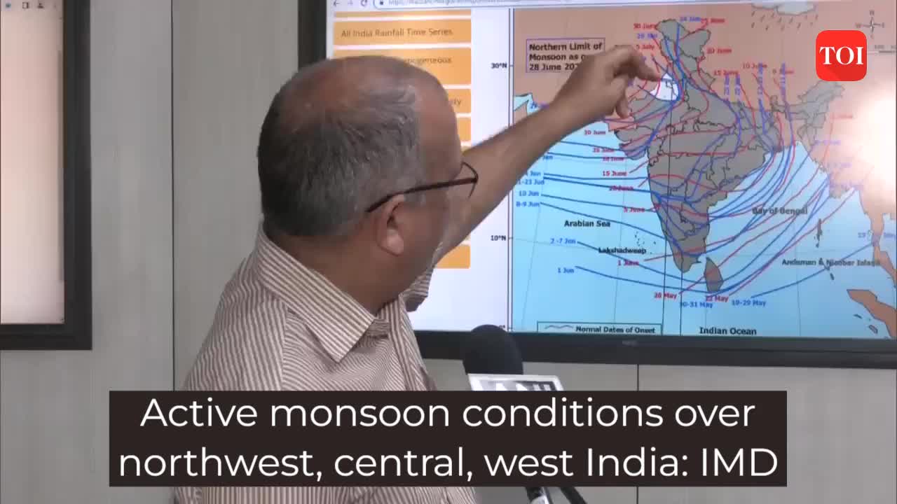 Active monsoon conditions over northwest, central, west India: IMD