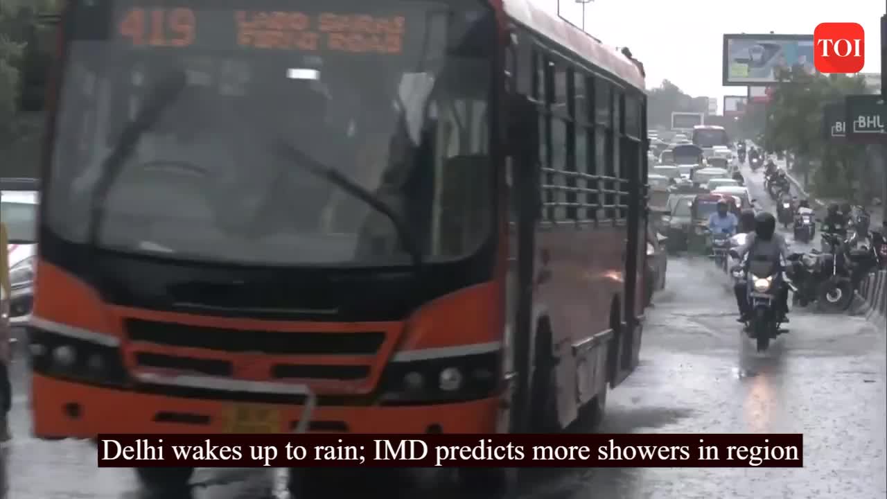 imd: Delhi wakes up to rain; IMD predicts more showers in region