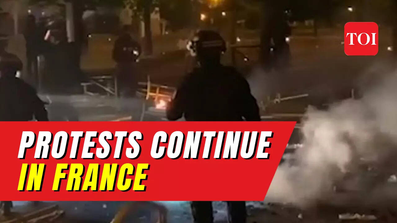 Protests continue in Paris suburb after teen shooting