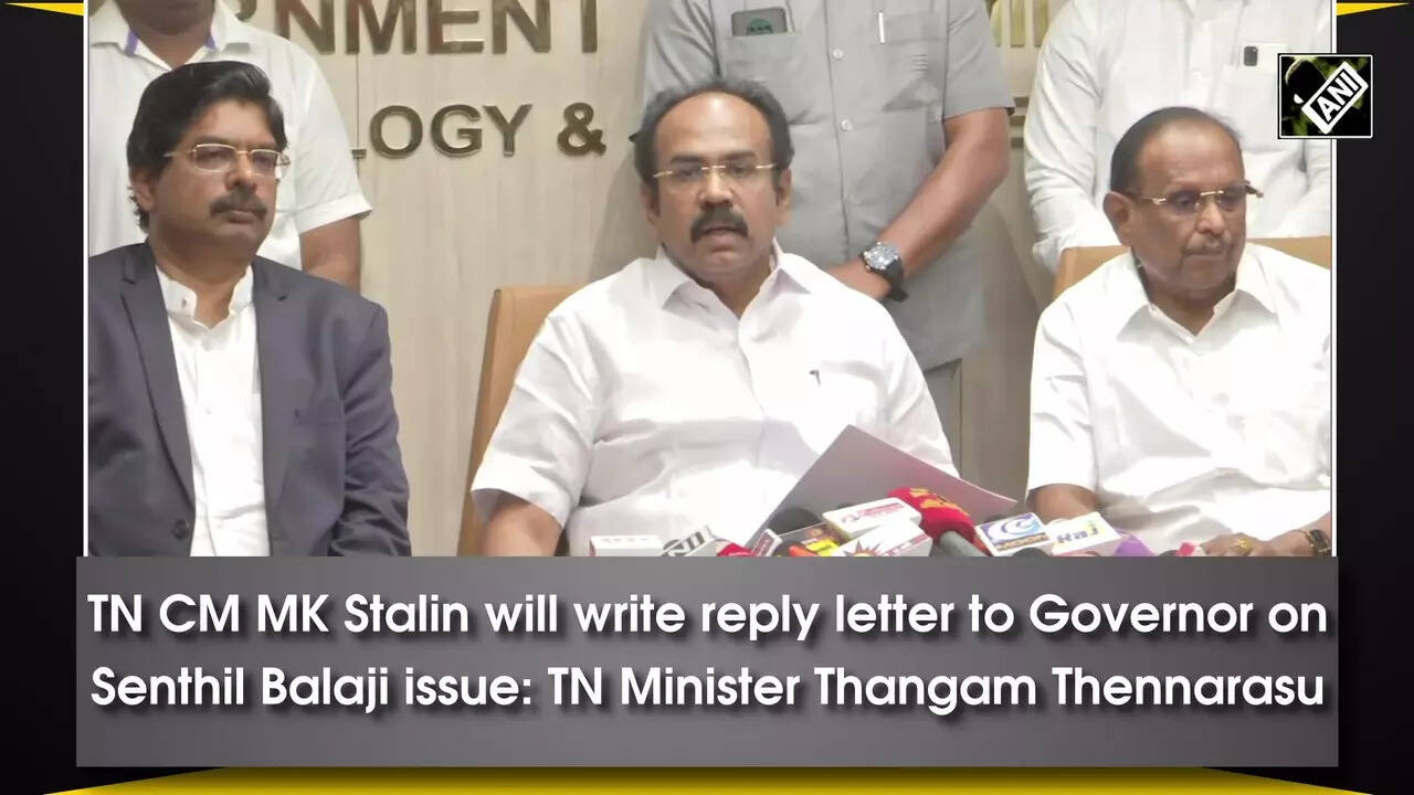 TN CM MK Stalin will write reply letter to Governor on Senthil Balaji ...