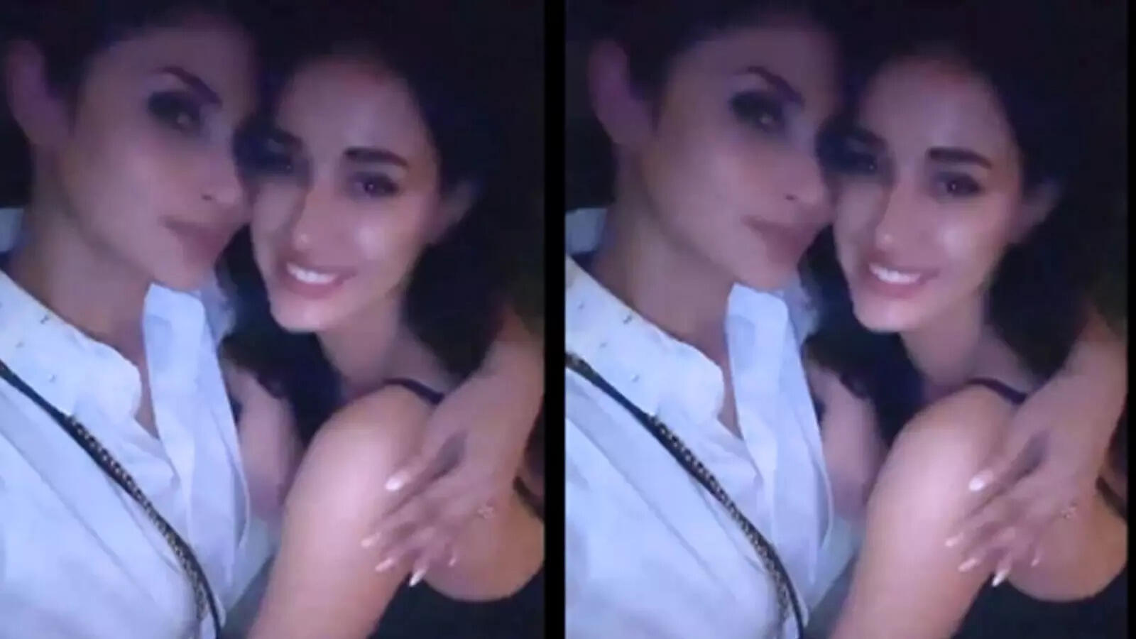 Mouni Roy kisses her 'D' aka Disha Patani in latest Instagram reel