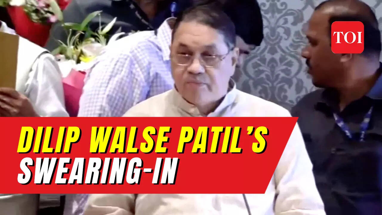 Maharashtra politics: NCP Leader Dilip Walse Patil sworn in as ...