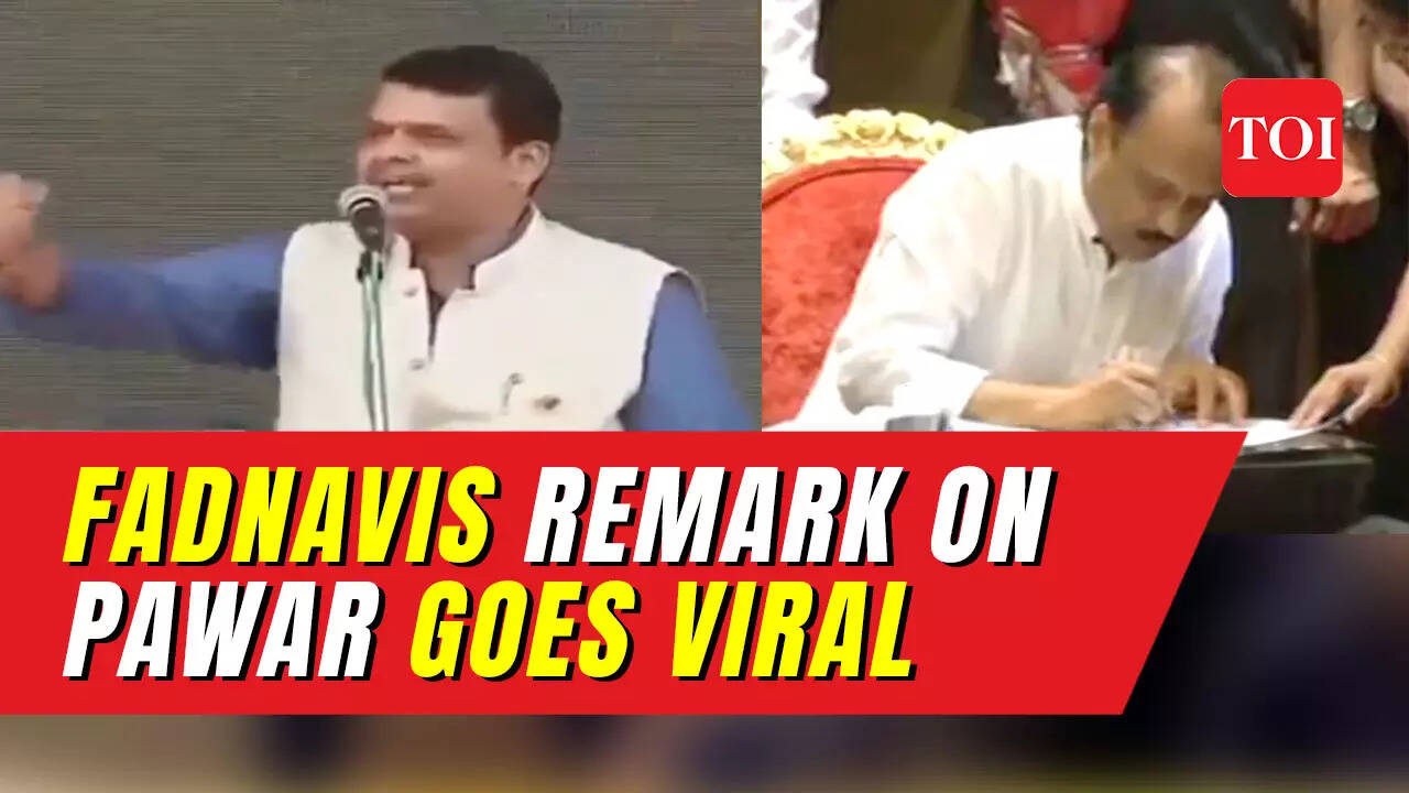 Devendra Fadnavis' 2014 'Chakki Peesing & Peesing' remark on Ajit Pawar goes viral again