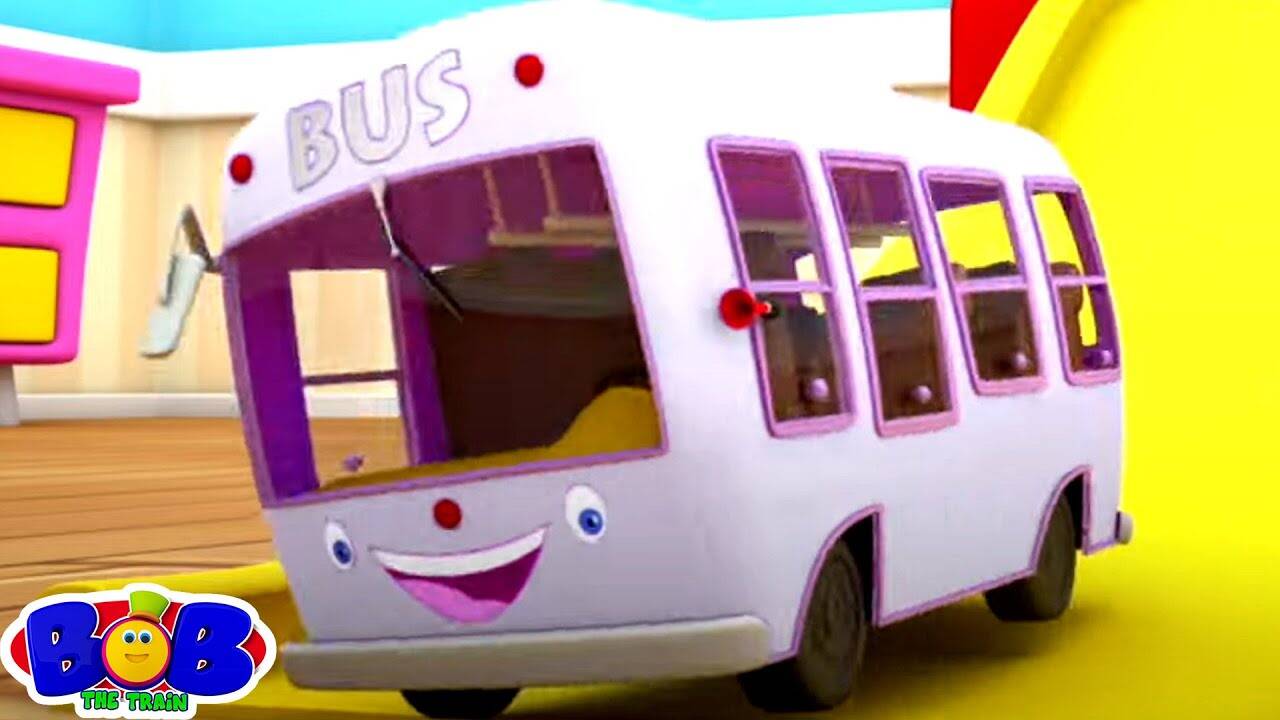 Nursery Rhymes in English: Children Video Song in English 'Wheels on ...