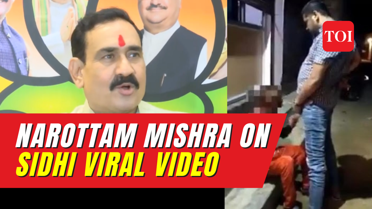 Sidhi viral video: BJP Government takes swift action, arrests accused, says Madhya Pradesh HM ...