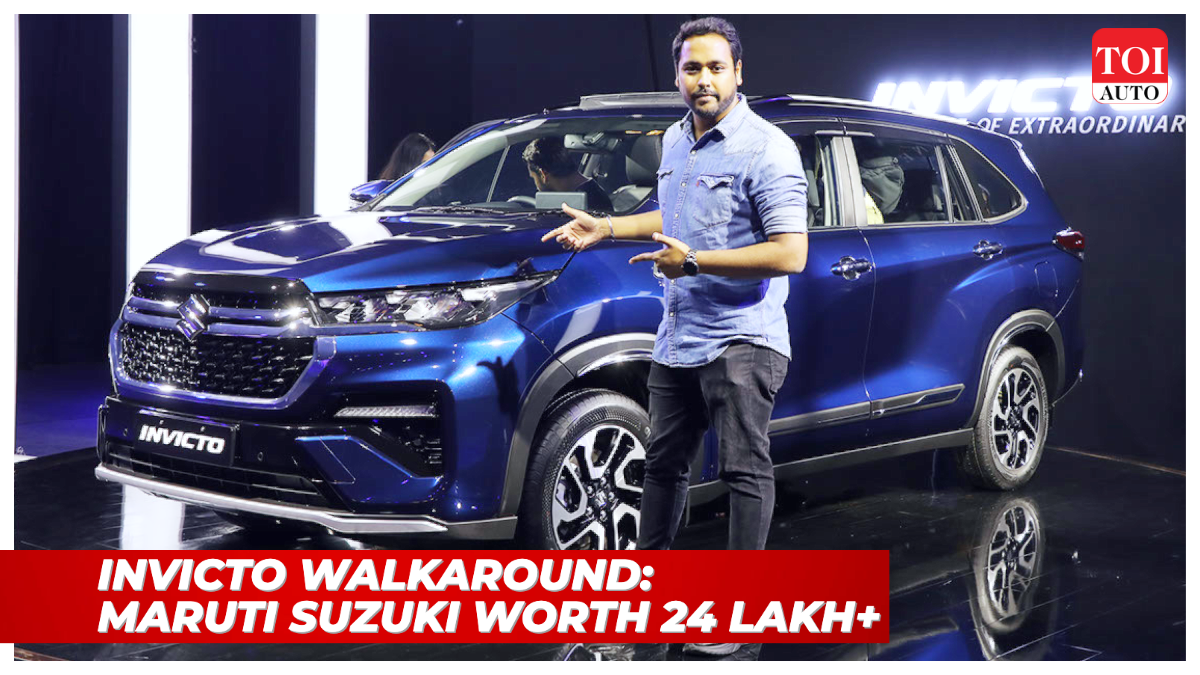 Maruti Suzuki Invicto walkaround: First Maruti costing Rs 24 lakh plus ...