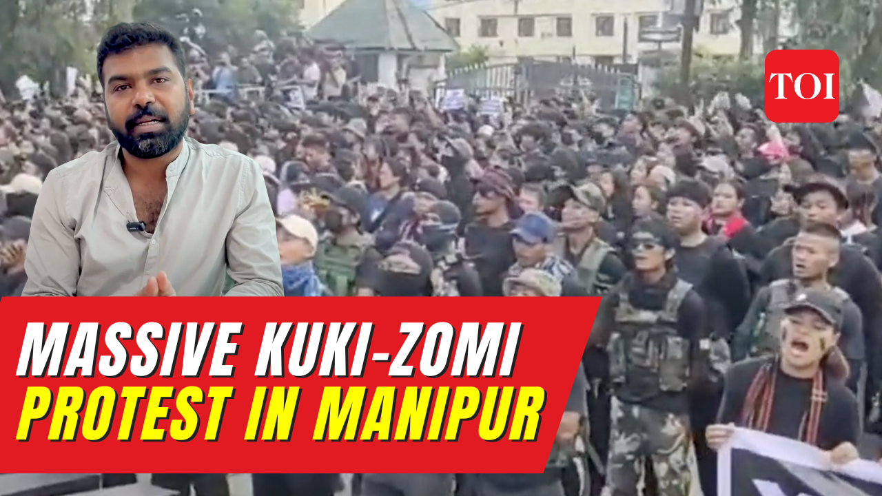 Manipur: Tensions rise as a new video emerges showing intense protest ...