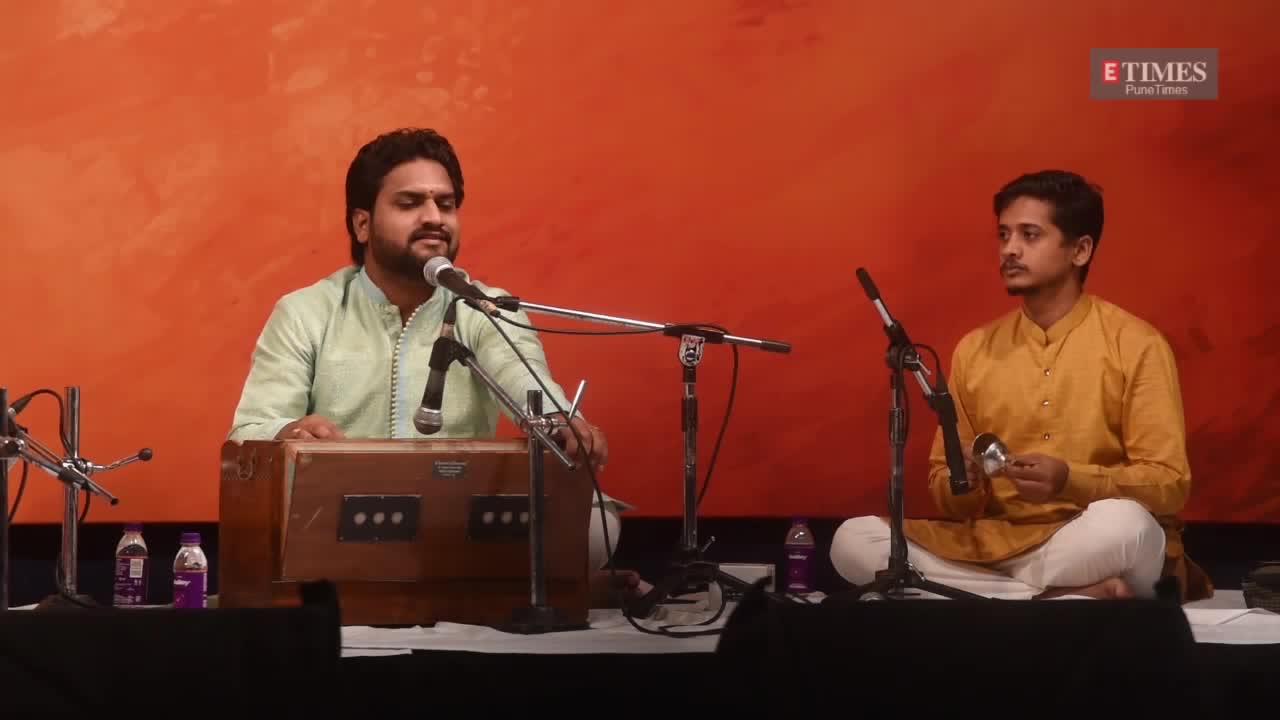 Jagdish Chavan enthralled the audience with Abhangwani