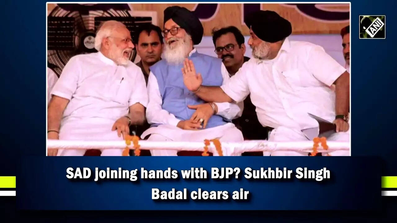 SAD joining hands with BJP? Sukhbir Singh Badal clears air