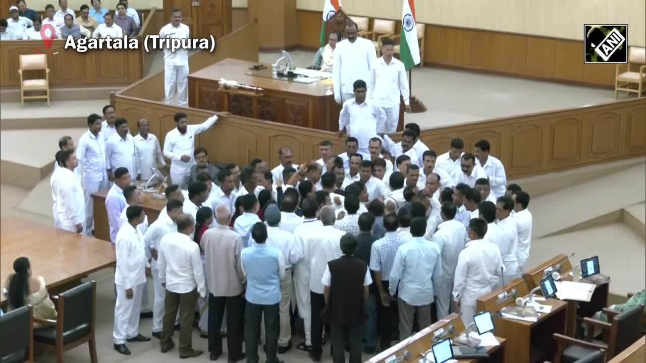 tripura: Po*n movie-watching issue sparks ruckus between MLAs of BJP & Tipra MOTHA in Tripura ...