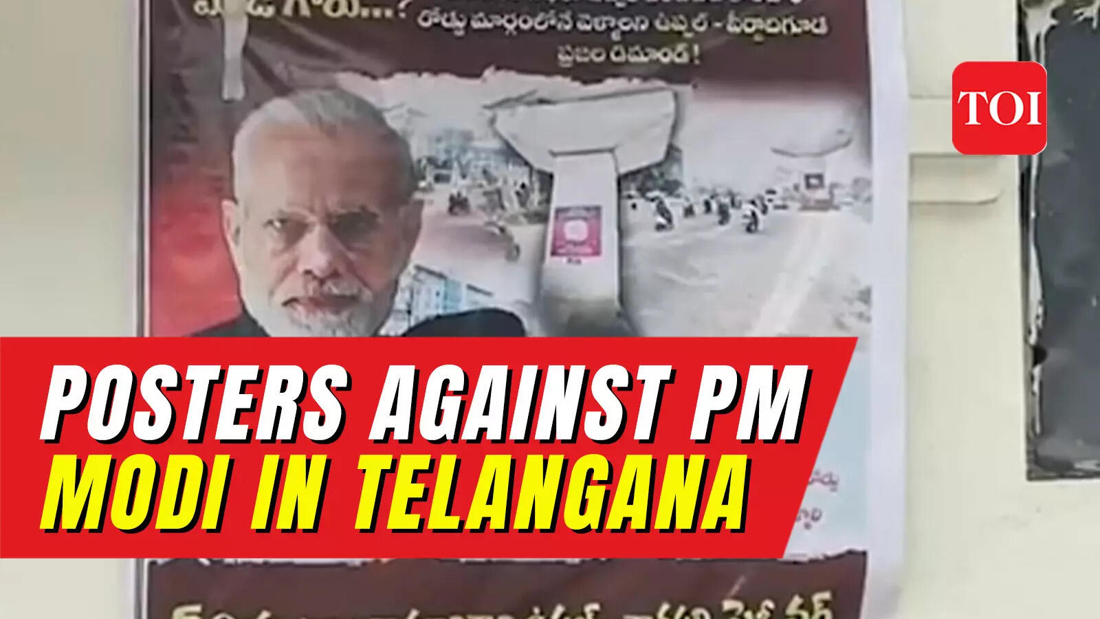 Telangana posters against PM Modi and Union Minister Kishan Reddy have ...
