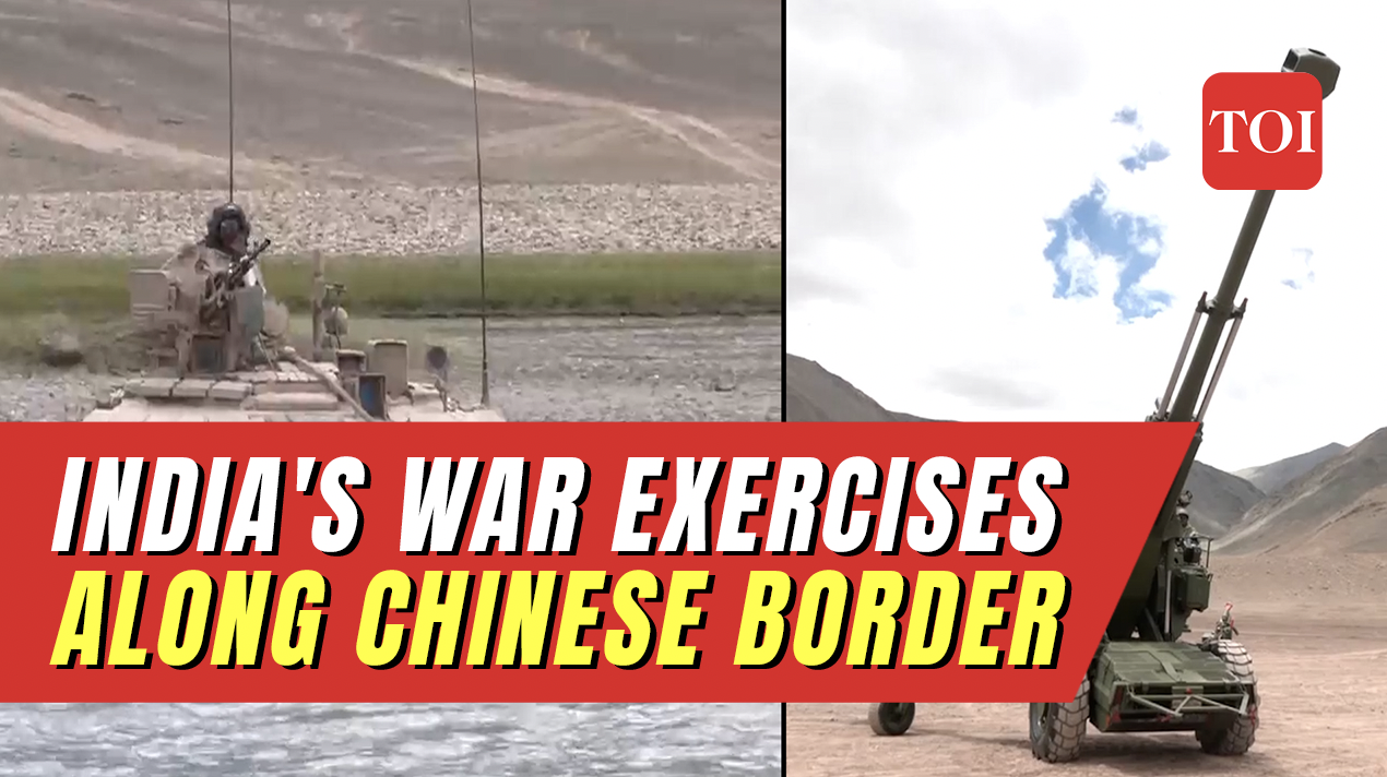 Watch: India Army conducts war exercises in Eastern Ladakh, across ...