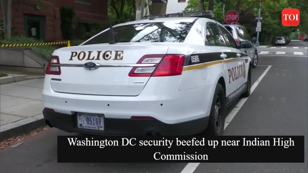 Washington DC security beefed up near Indian High Commission