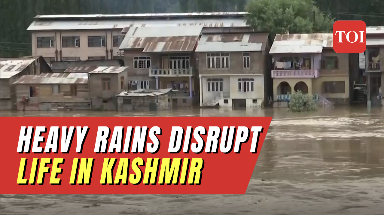 Watch: Flood-like situation in Kashmir's Srinager, water level crosses ...