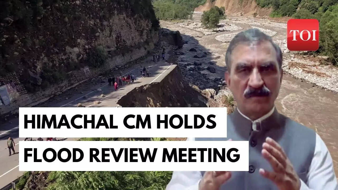 Himachal rain: CM Sukhu assesses impact of heavy rain, asks officials ...