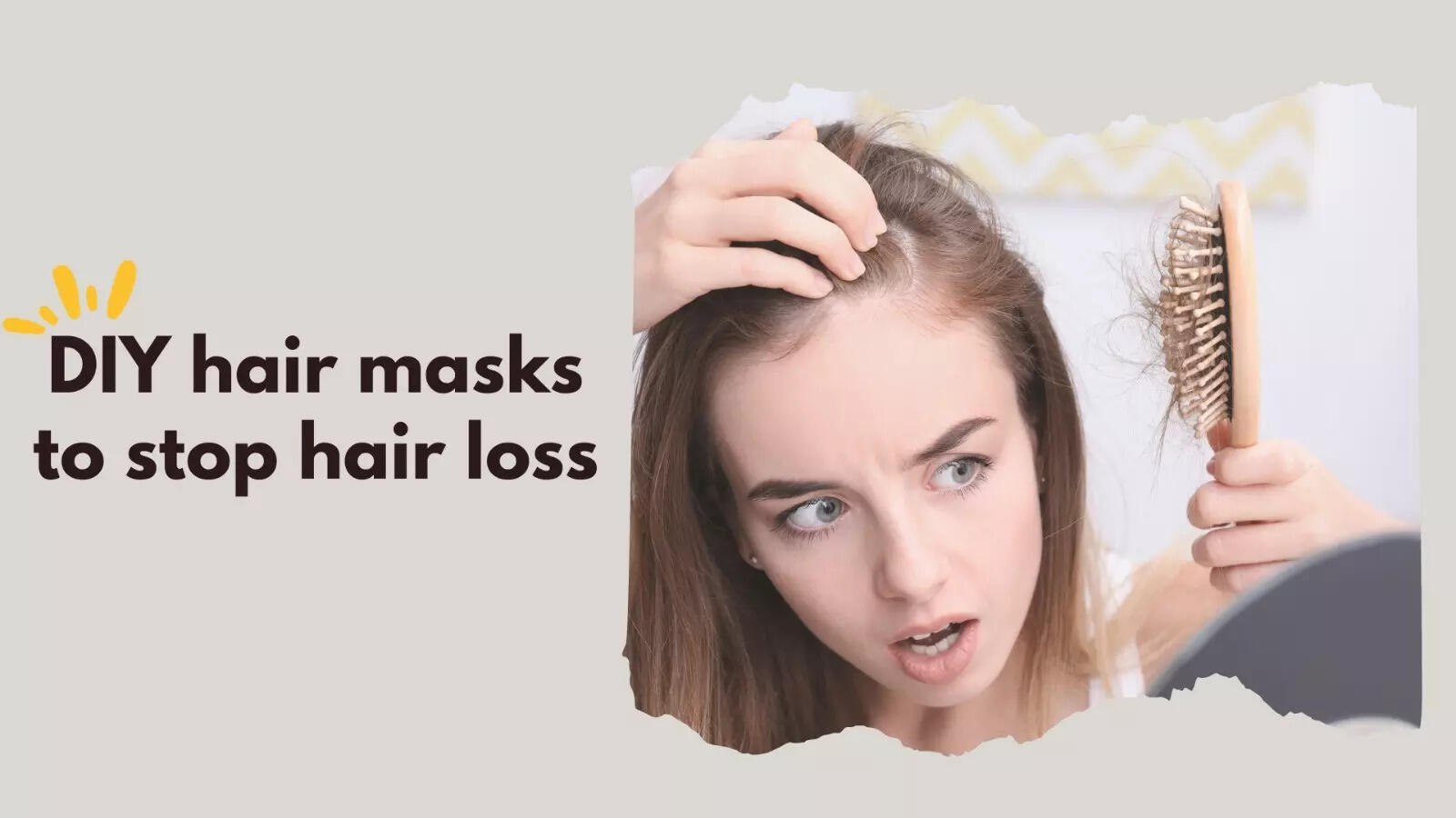 DIY hair masks to stop hair loss