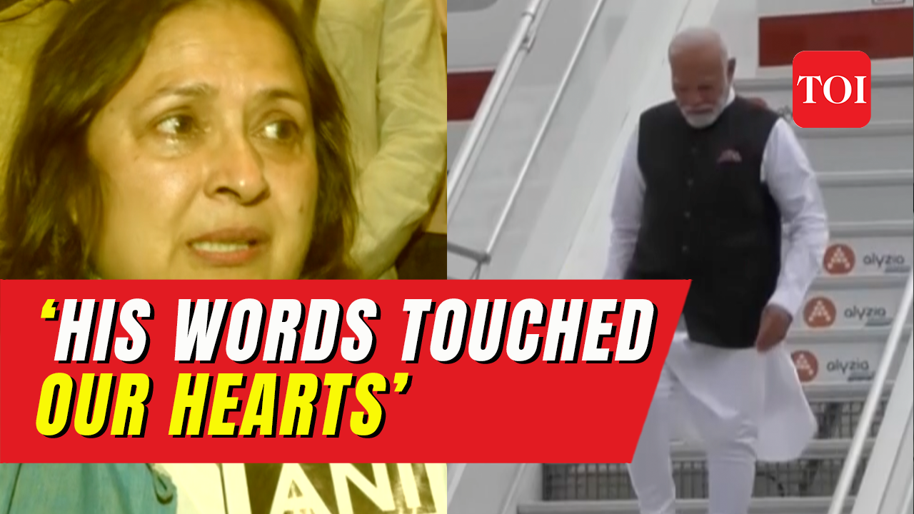 Indian woman gets emotional after PM Modi’s address at La Seine ...
