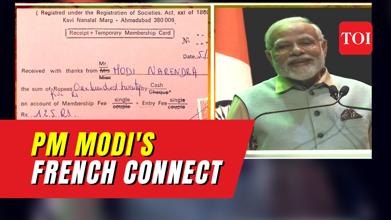 French government: PM Modi reminisces his decades old connection with ...