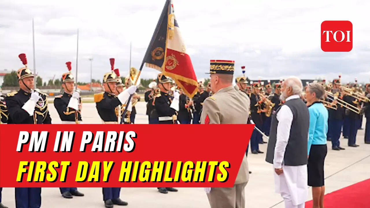 PM in France: Prime Minister Modi shares highlights from the first day ...